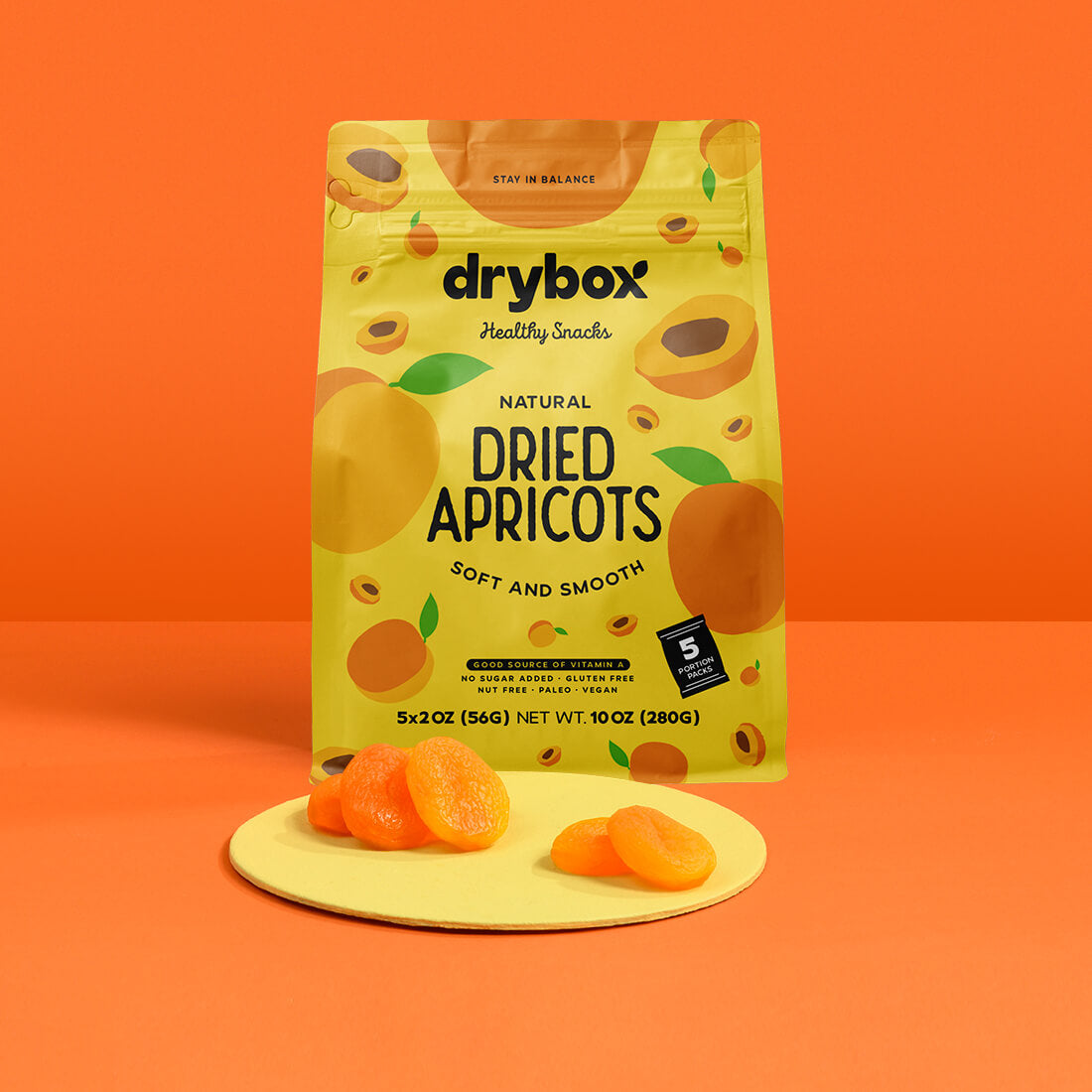 DRIED APRICOTS - 5 PORTION PACK - SOFT AND SMOOTH – Drybox