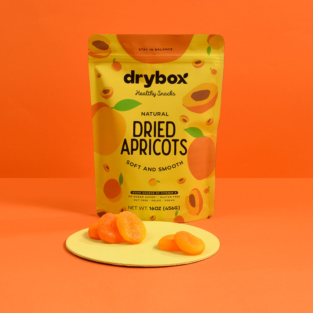 DRIED APRICOTS - BIG PACK - 16 OZ - SOFT AND SMOOTH – Drybox