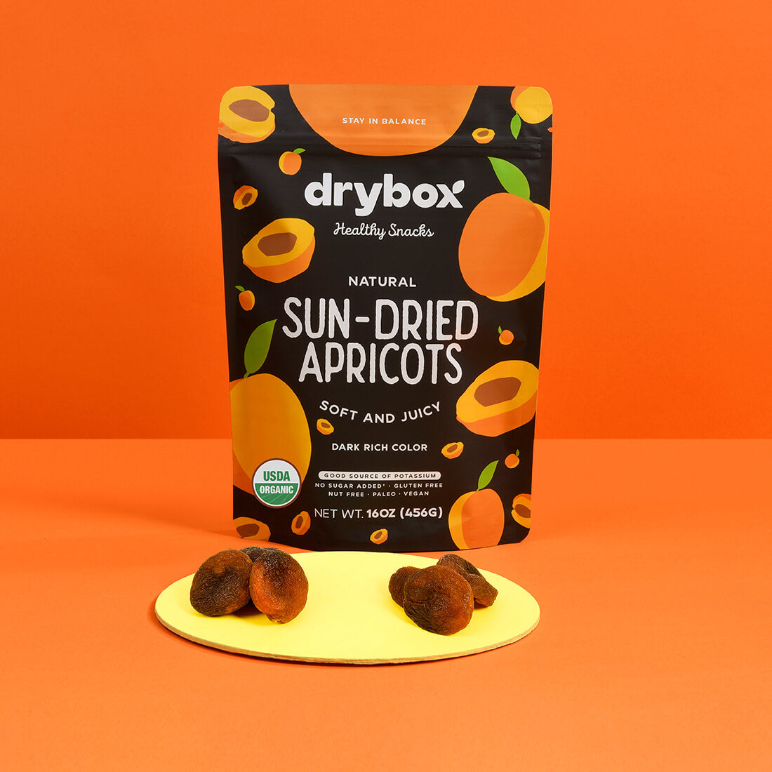 SUN-DRIED APRICOTS - BIG PACK - 16 OZ - SOFT AND JUICY – Drybox