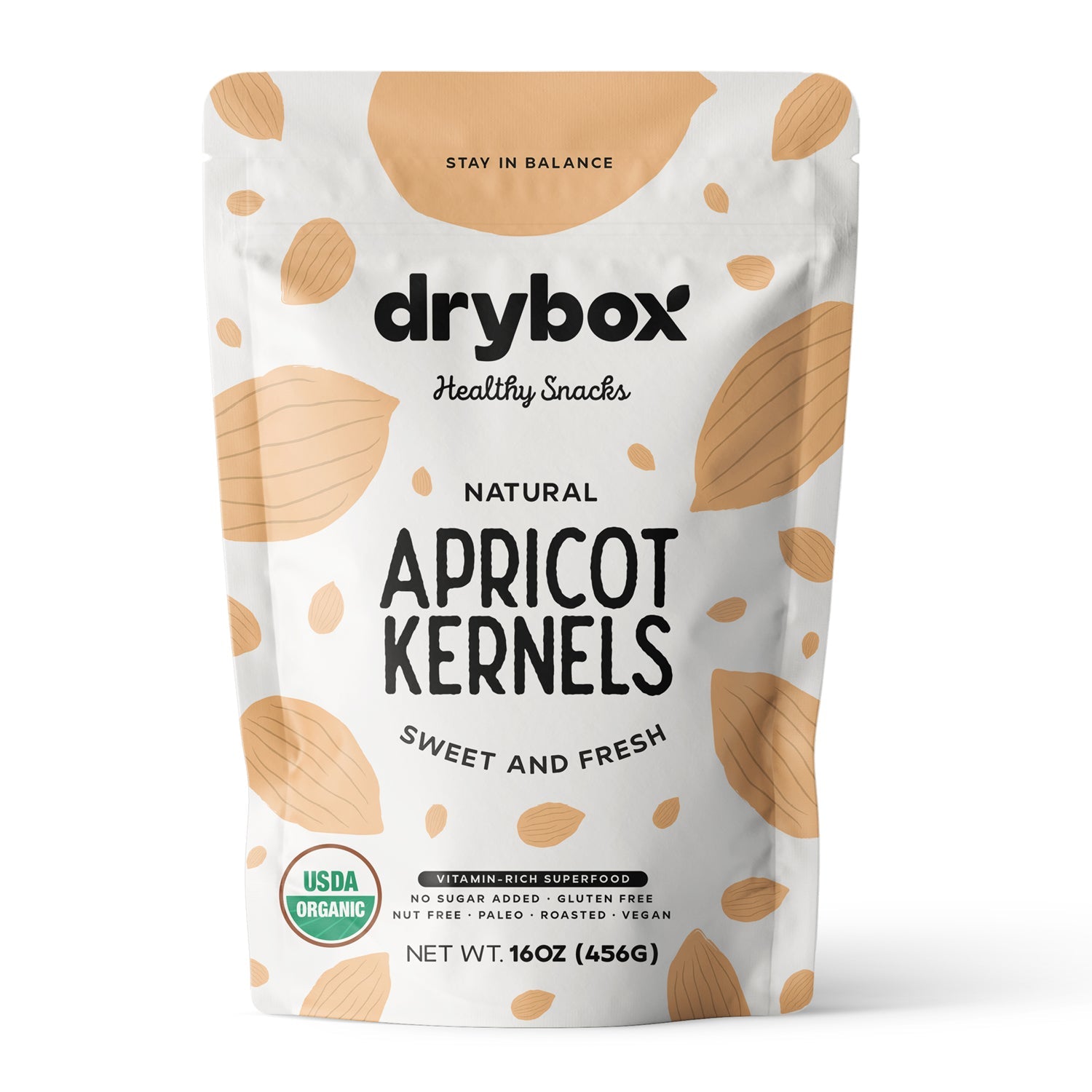 DRIED APRICOTS - BIG PACK - 16 OZ - SOFT AND SMOOTH – Drybox